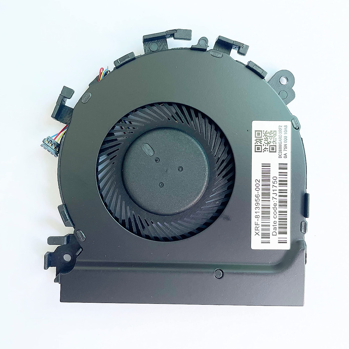 Fleshy Leaf CPU+GPU Cooling Fan Replacement for HP Spectre X360 15-CH Series (2 Fans, 15 decibels, 5 volts, 4-Pin, Plastic, Forced Air, Laptop)