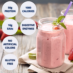 Gaspari Nutrition Real Mass, Advanced Weight Gainer, High Protein, Gycofuse Carbs, and Creatine Monohydrate, Modern Formulation for Mass (12 Pounds, Vanilla Milkshake)