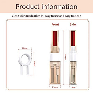 Hanmilar 5 in 1 Keyboard & Earphone Cleaner kit Multifunction Brush for Bluetooth Earphones Case Portable Airpods pro 2 3, Earbuds Tools Corner Gap Duster Keycap Puller Blu tack