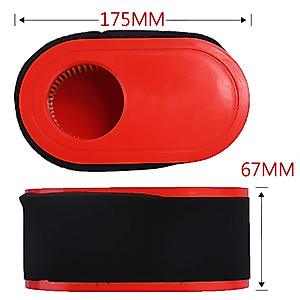 Aynaxcol Air Filter with Pre-Filter for Huskee LT3800 LT4200 Craftsman LT1500 R1000 RER1000 T1000 T1200 Lawn Mower