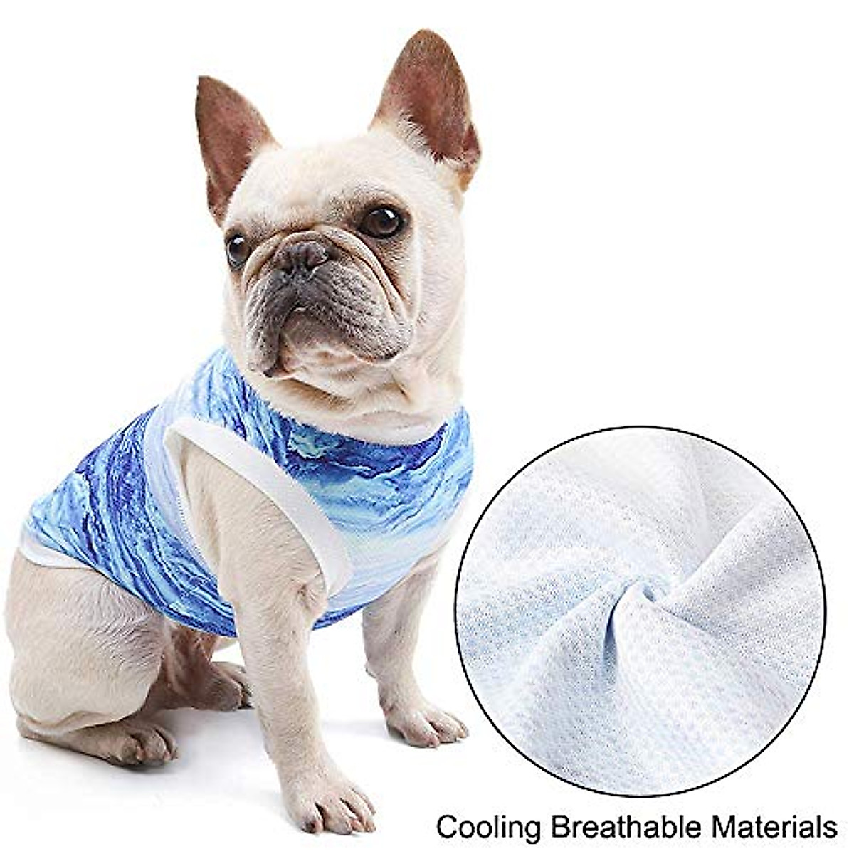 Dog Cooling Vest Harness - Pet Anxiety Relief, Sun Shield Dog Shirt Soft, Light Weight Pet Jacket Mesh Breathable Cooling Coat for Small Medium Large Dogs Walking Hunting Sport Outdoor Hiking Summer