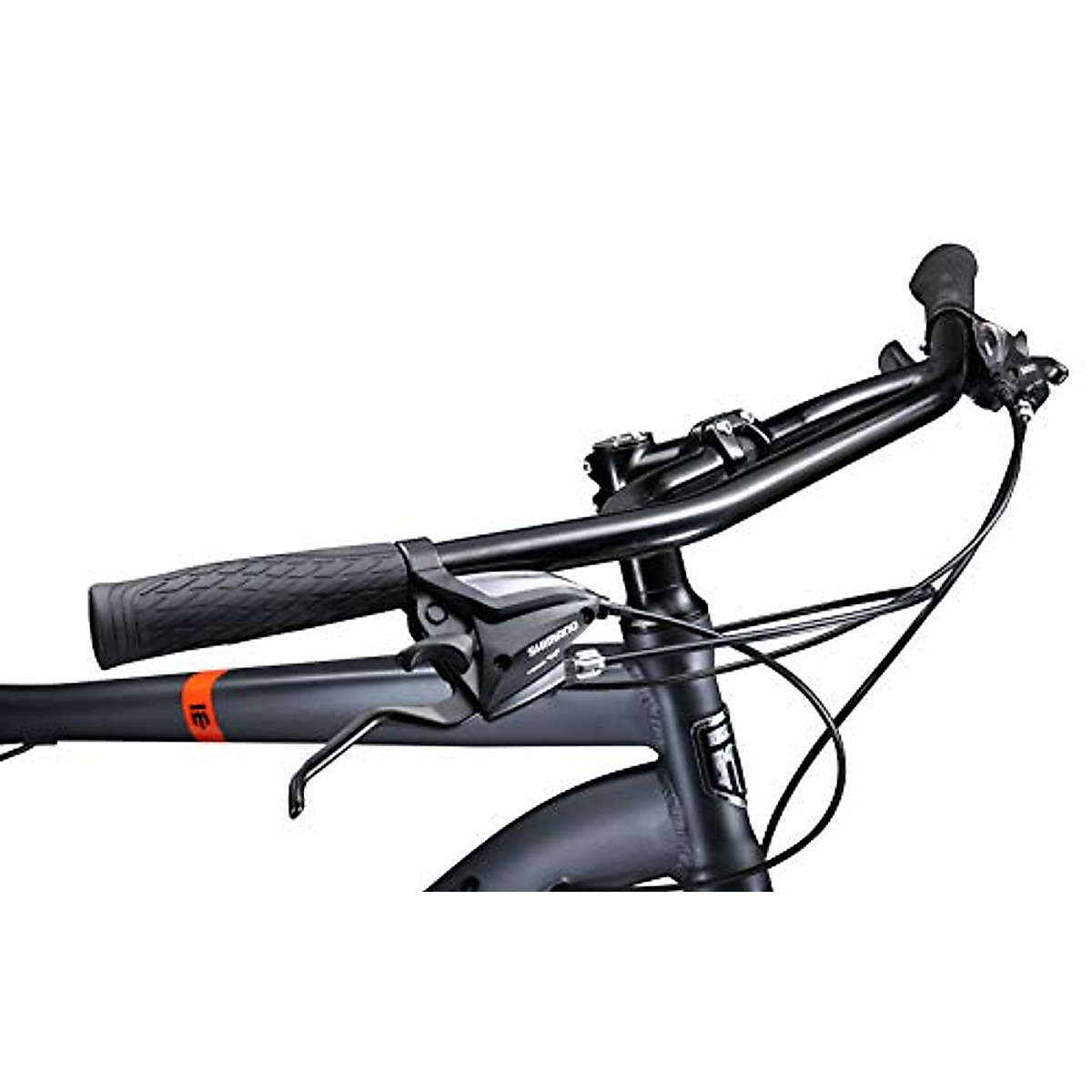 Mongoose Envoy Cargo Bike with 26-Inch Wheels in Grey, Medium/Large Frame, with 8-Speeds, Shimano Drivetrain, Aluminum Cargo Frame, Internal Cable Routing, Mechanical Disc Brakes, and Center Kickstand