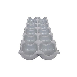 Creative Co-Op Grey Stoneware Egg Holder