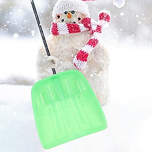 Cabilock Ash Shovel Snow Shovel Head Replacement Plastic Kids Beach Shovel Grain Shovel Poultry Feed Shovel Ice Removal Shovel Garden Plant Shovel for Home Garden Metal Pooper Scooper