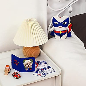 Tooth Pillow Kit Including Lost Teeth Pillow Felt Tooth Pillow Lost Teeth Pillow Dear Tooth Notepad Felt Keepsake Wallet Pouch to Hold Teeth Note Card Photography for Boys Kids