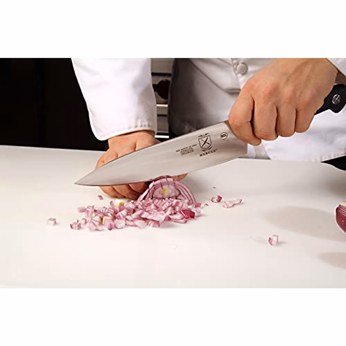 Mercer Culinary M20606 Genesis 6-Inch Chef's Knife, Black