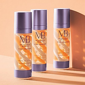 Meaningful Beauty Crème De Serum, Melon Extract Night Moisturizer, orange
