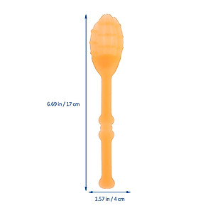 DOITOOL Serving Spoons 2 Set Halloween Salad Spoons Skeleton Hands Salad Tongs Halloween Kitchen Tableware Set Halloween Spoon Salad Tong for Home Party Kitchen (Black, Orange) Skeleton Hands