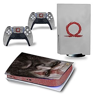 Games Ps5 Disk Version Vinyl Stickers Ps5 Console Skin and Controller Skin Beautiful Scratch-Resistant No Bubbles-ps-14