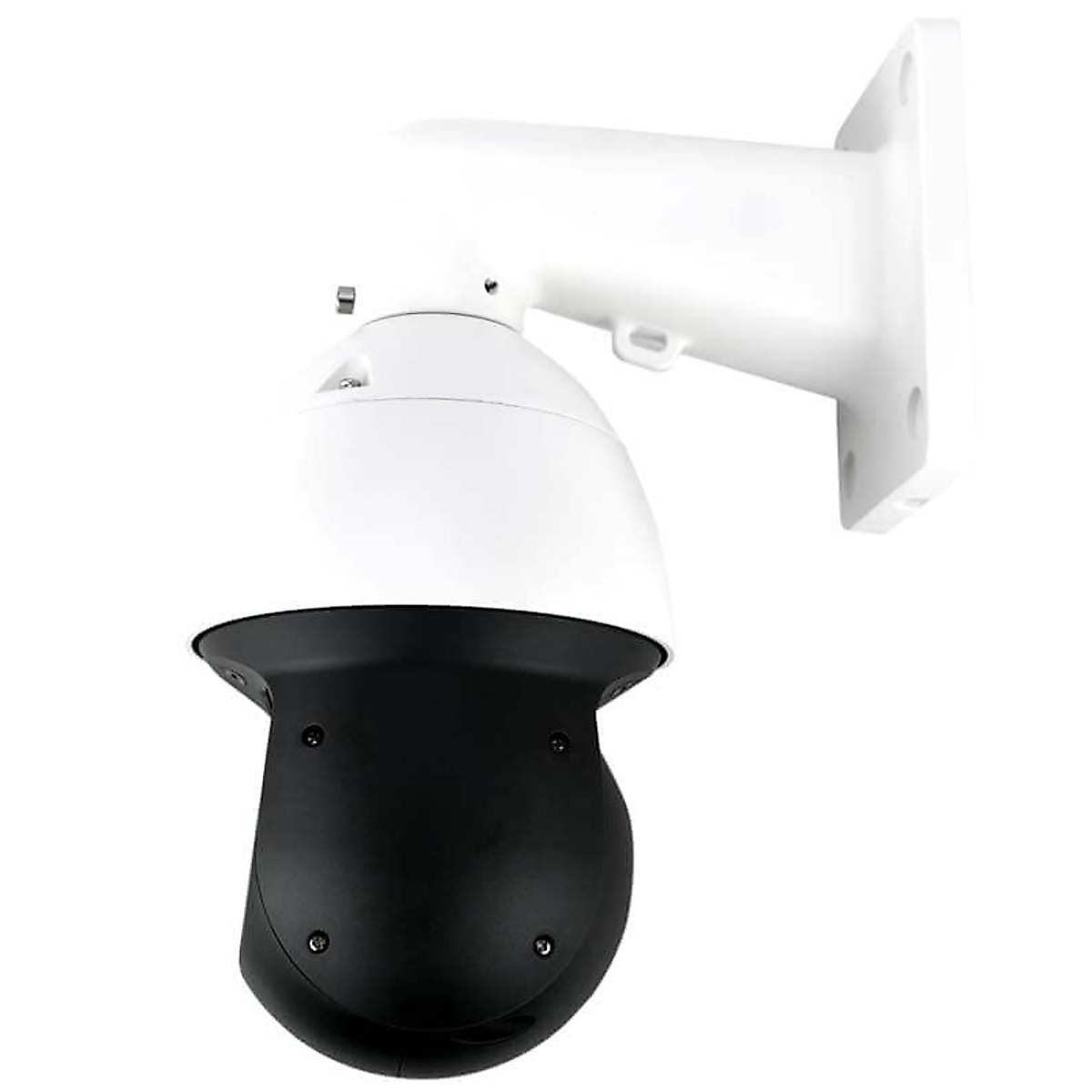 4MP IP PoE Pan-Tilt-Zoom (PTZ) Speed Dome Camera w/ 25x Zoom, 330ft of Starlight IR Night Vision, AI, Smart Motion Detect, 100ft Cat5e Cable- MTZ4250-IRAISMD
