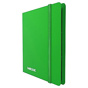 Casual Album 24-Pocket | Organize Standard and Japanese Size Collectible Cards | Premium Card Game Protector | Holds up to 480 Cards |Ideal for Playset Collections | Green Color | Made by Gamegenic