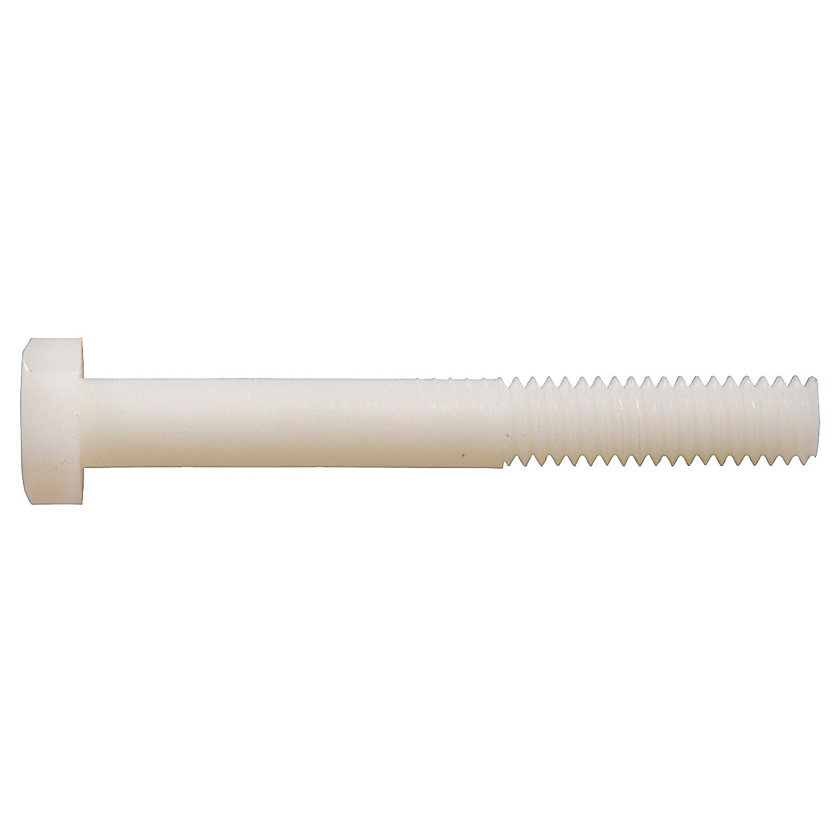 The Hillman Group 59420 1/4-20 X 3-Inch Nylon Hex Bolt, 8-Pack,White