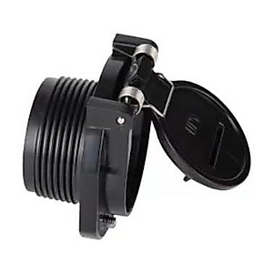 ATIE Pool Free Rotation Snap-Lock Vacuum Vac Lock Safety Wall Fitting W400BBKP/600-2201 for Zodiac, Hayward, Pentair Suction Pool Cleaners (Black)