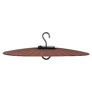 Bird Feeder Baffle with Solar Lamp, Wide Diameter Hummingbird Feeders Covers,Weather Guard Protect Feed from Sun and Bird Seed Dry,for Hanging Bird Feeders Guard-13inches