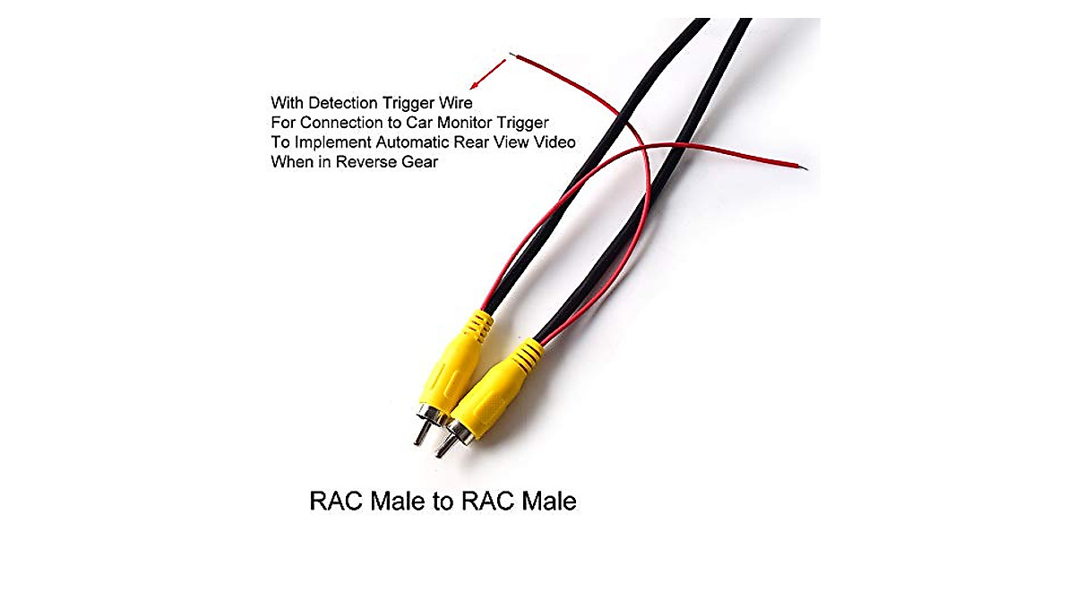 50FT RCA Backup Camera Cable for Trucks & RVs