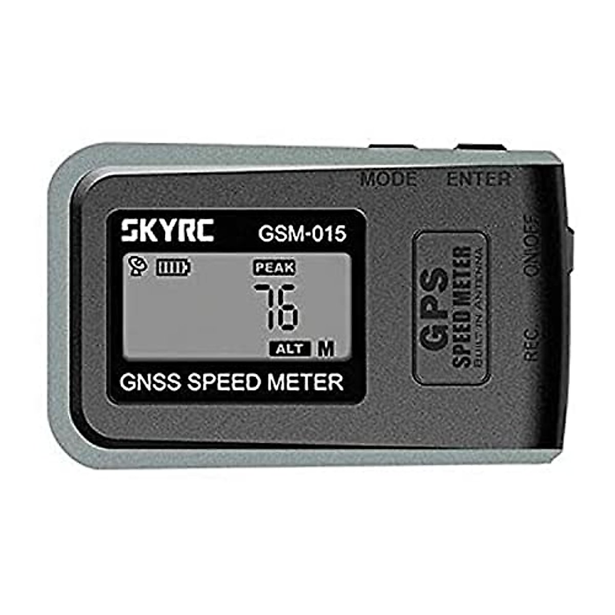 SKYRC GSM-015 GPS Enabled GNSS Remote Control Speedometer and Altimeter Data Tracking Device for Vehicle, RC Car, Boat, Plane, Rocket, and Quadcopter