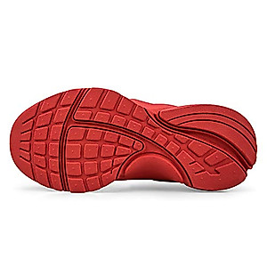 Troadlop Girls Shoes Lightweight Casual Walking Sneakers for Boy Red Size 2 M US Little Kid