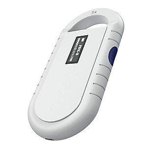 Portable Pet Reader with Backlight Screen, Pet Microchip Scanner Pet RFID Reader Animal Chip Reader for Dogs, FDX-B/ID64 Animal RFID Tag Reader