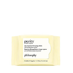 philosophy purity made simple one-step facial cleansing cloths