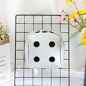 Casino theme party supplies foil balloons Las Vegas theme party Poker night party supplies,Heart Spade Diamond Club Shaped Balloons and Dice Shaped Balloons for casino theme birthday decoration