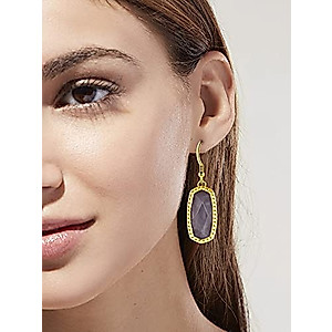 9 Pairs Multicolor Dangle Earrings Set Druzy Crystal Stone Drop Earrings Colorful Resin Crystal Hook Earrings Jewelry Gift for Women