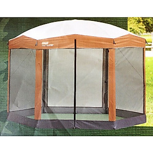 Garden Winds Coleman Portable Gazebo Replacement Canopy with Net - RipLock 350