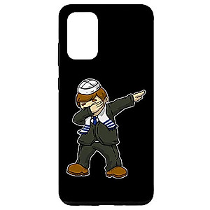 Galaxy S20+ Funny Jewish Bar Mitzvah Boy Dabbing Happy Hanukah Case