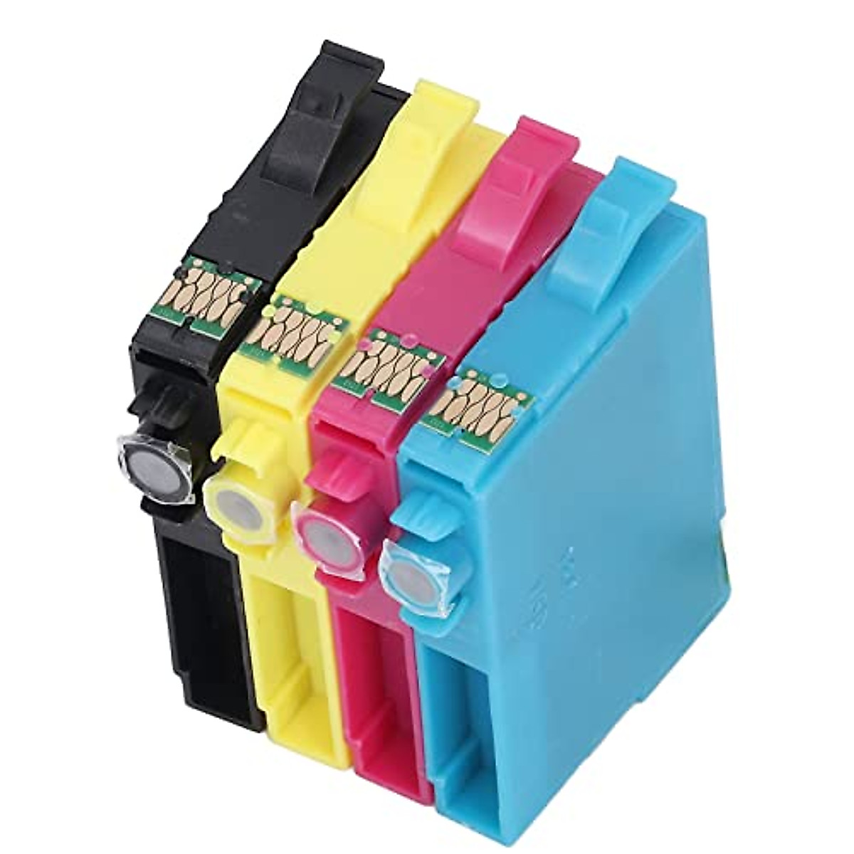 Hilitand 4PCS Printer Ink Cartridge Color Printing Large Capacity Ink Cartridge Replacement for Office Print Photos, Test Papers, Documents