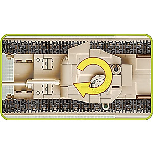 COBI Historical Collection A22 Churchill MK. II (CS) Tank, Beige