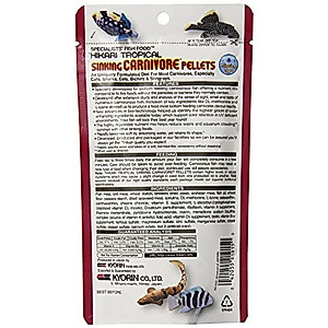 Hikari Sinking Carnivore Pellets for Pets, 2.61-Ounce 2 pack by HIKARI