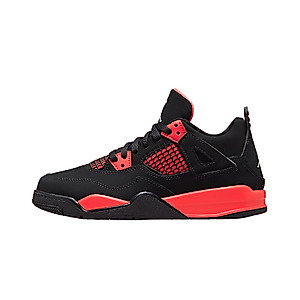 Jordan Preschool Air Jordan 4 Retro PS BQ7669 016 Red Thunder - Size 3Y