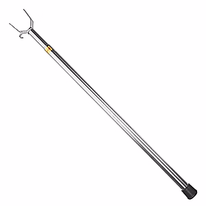 Housoutil 2pcs Clothes Rail Retractil De Drying Rack Clothing Clothes Reaching Stick Ceiling Reaching Pole Clothesline Pole for Outside Clothesline Pole Hooks Clothesline Prop