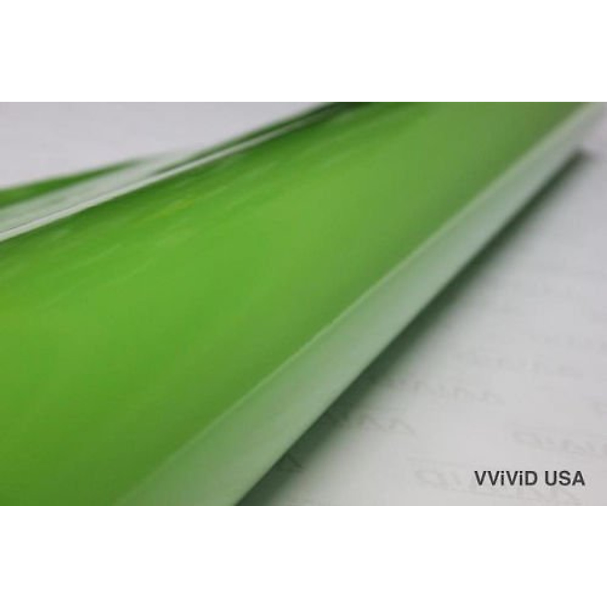 VViViD Lime Green Gloss 60 Inches x 1 Foot Car Wrap Vinyl Roll with Air Release 3MIL-VViViD8
