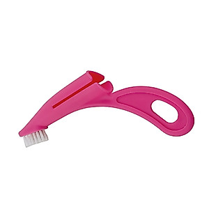 VINGVO Dog Toothbrush, Dog Tooth Brushing Kit, Nylon Bristle Cat Finger Toothbrush Soft Ergonomic Handle Cat Toothbrush Dog Teeth Cleaning Kit Dog Finger Toothbrush Pet Supplies (Red)