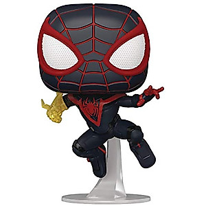 Marvel: Spider-Man Gamerverse - Classic Miles Morales Funko Pop! Vinyl Figure (Bundled with Compatible Box Protector Case), Multicolor, 3.75