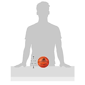 adidas Unisex-Adult Lil Stripe Mini Ball, Basketball Natural/Black, 3