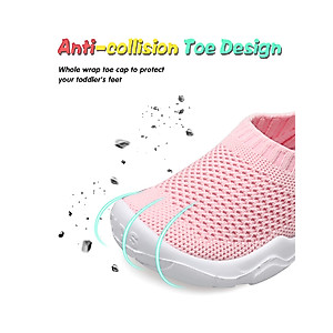 JOINFREE Toddler Baby Shoes Boys Girls Breathable Sneakers Shoes for Running Walking Pink 5 Toddler