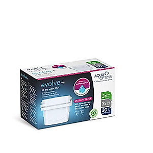 Aqua Optima Evolve+ EPS311 30 Day Water Filter Cartridge 3Pack (3 Months Supply), 3 Count (Pack of 1), White