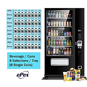 EPEX Beverage Vending Machine with Elevator Delivery Temp Control