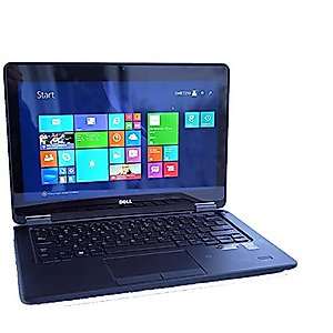 Latitude E7250 Touch Screen Business Laptop Intel Core i5-5300U, 8GB Ram, 256GB Solid State SSD, HDMI, Camera, WiFi, Win 10 Pro (Renewed)