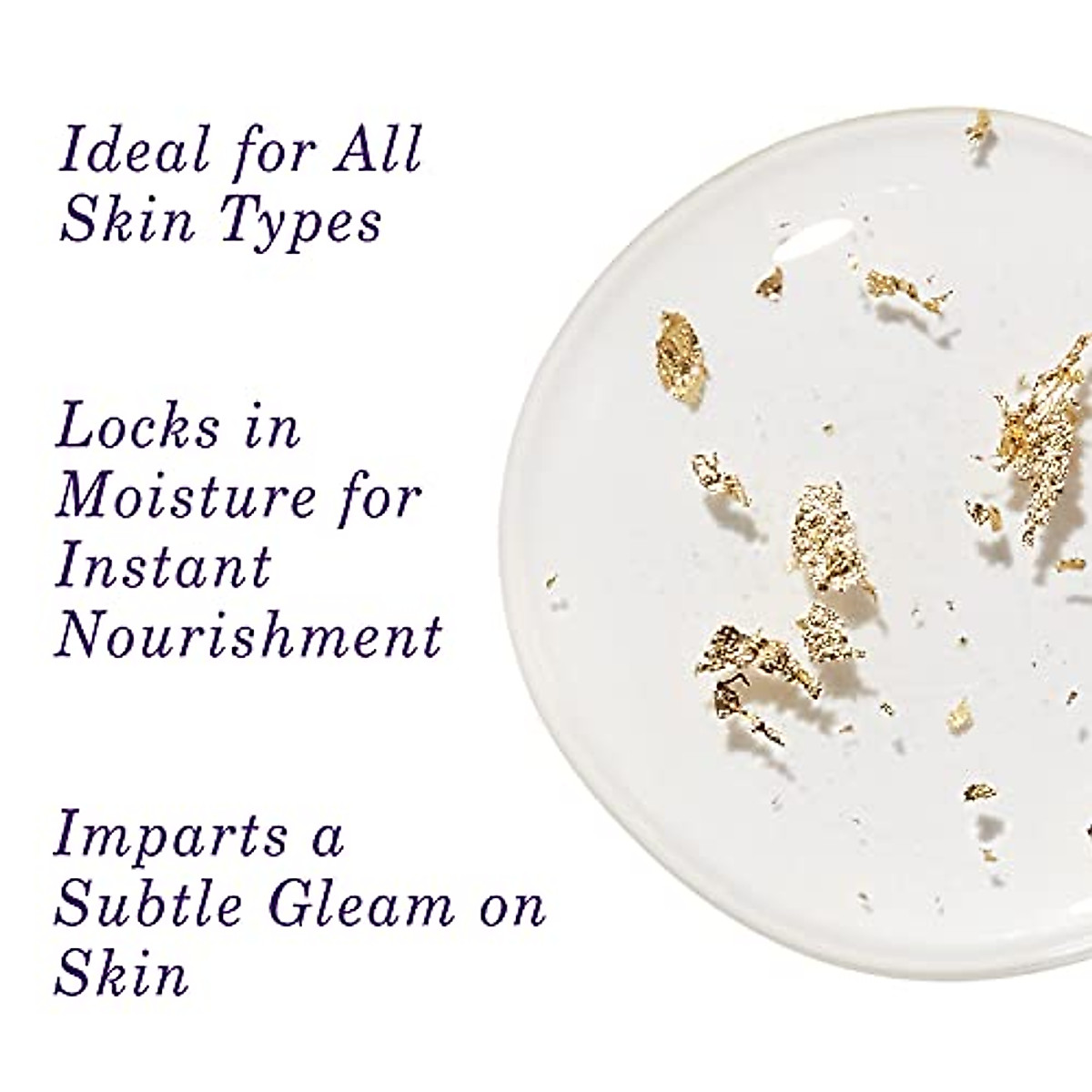 TATCHA Gold Camellia Beauty Oil: Moisturizing Face, Body, and Hair Oil Infused with 23-karat Gold flakes (30 ml / 1 oz)