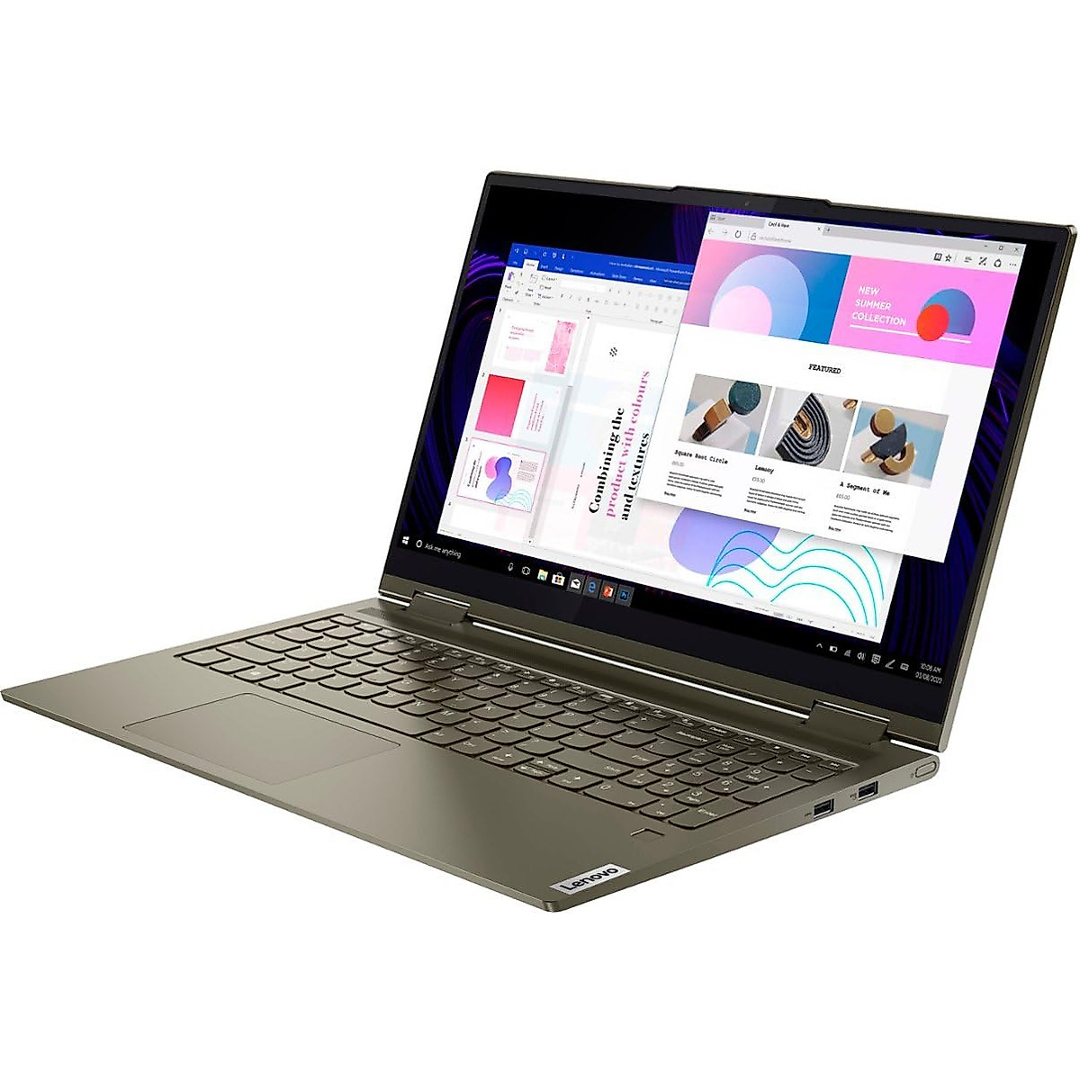 Lenovo 2023 Yoga 7 Laptop 15.6" FHD 1920 x 1080 LED-Backlit 11th Generation Intel Core i7-1165G7 4-Core 12GB DDR4 512GB SSD Windows 10 Pro Backlit Keyboard Touch Screen, Fingerprint Thunderbolt 4