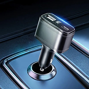 TKSTAR Car GPS Tracker Device - Hidden GPS Tracker for Vehicles, GPS Locator with USB & Type-C Charging Port, Hidden Tracking Devices Compatible with 9-32V - TK818