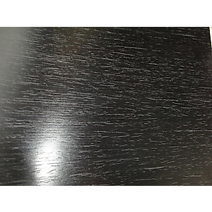Ebony Black Composite Wood Veneer 23" x 7" raw no Backing 1/42" Thickness # 633
