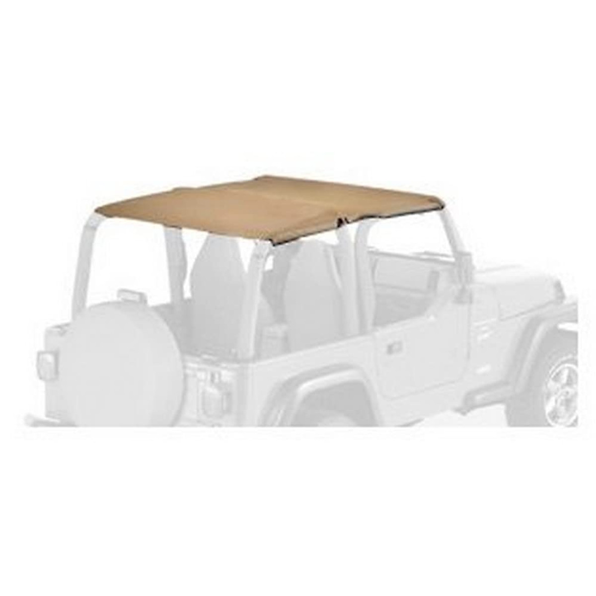 Bestop 5253037 Spice Safari-Style Bikini Top for 1997-2002 Wrangler