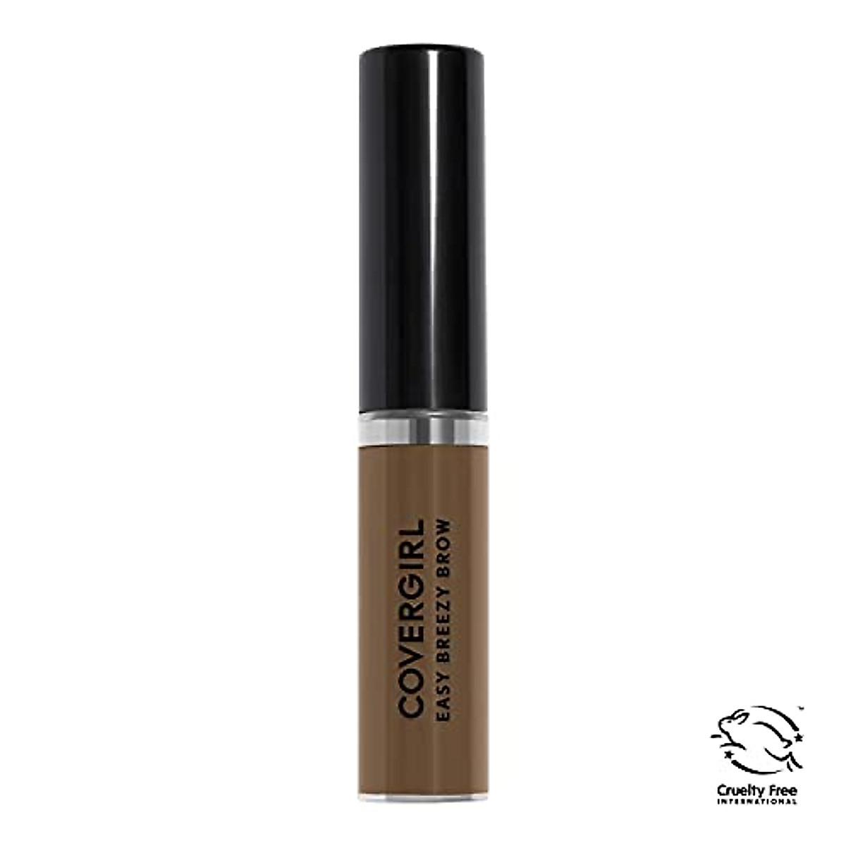 COVERGIRL - Easy Breezy Brow Volumizing Gel, Holds Brows for 24 Hours, Infused with Argan Oil & Biotin, 100% Cruelty-Free