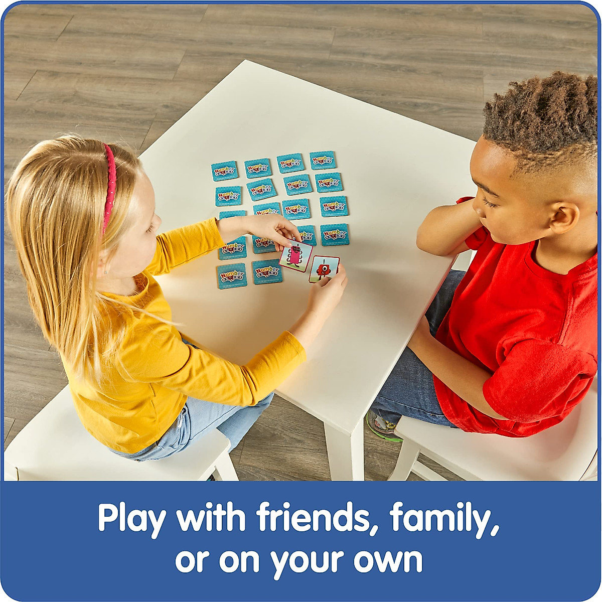 hand2mind Numberblocks Memory Match Game, Matching Card Game, Numbers for Toddlers, Kindergarten Math Toys, Counting Toys, Preschool Learning Activities, Kids Birthday Gift, Easter Basket Stuffers