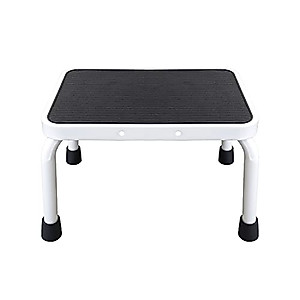 Aeranto 9.5" Medical Foot Step Stool for Elderly,Lightweight Metal Bed Foot Stool