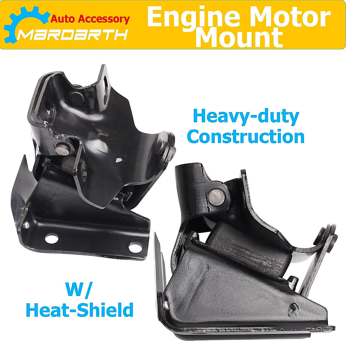 Set of 3, Engine Motor Mounts and Trans Mount Compatible with 99-06 Silverado Tahoe Sierra 1500 V8 5.3L 6.0L, Replace OE A2909 A2909 A2638