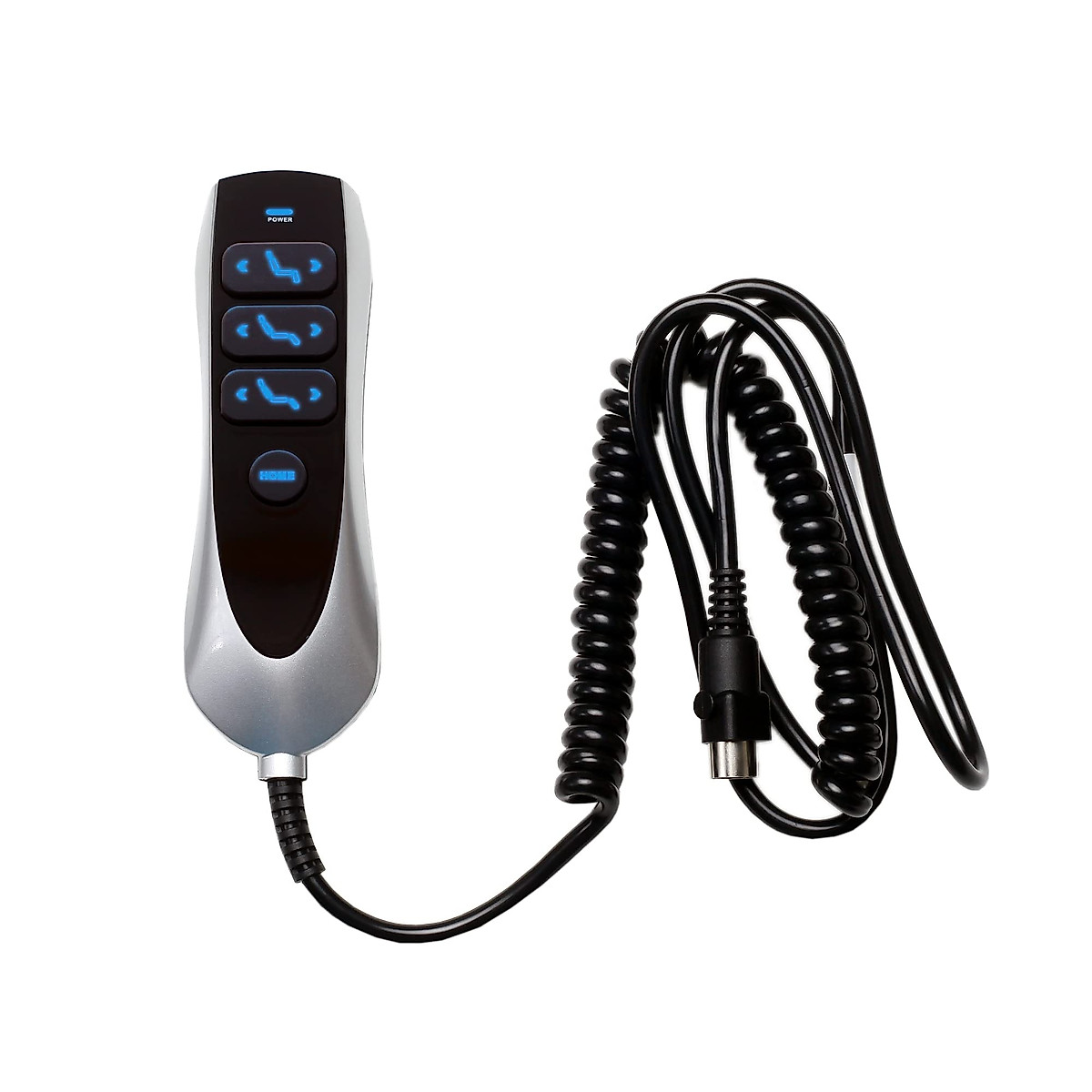 Uetmulik 7 Button 7 Pin Prong Remote Hand Control Handset with USB for Lift Chairs Power Recliners